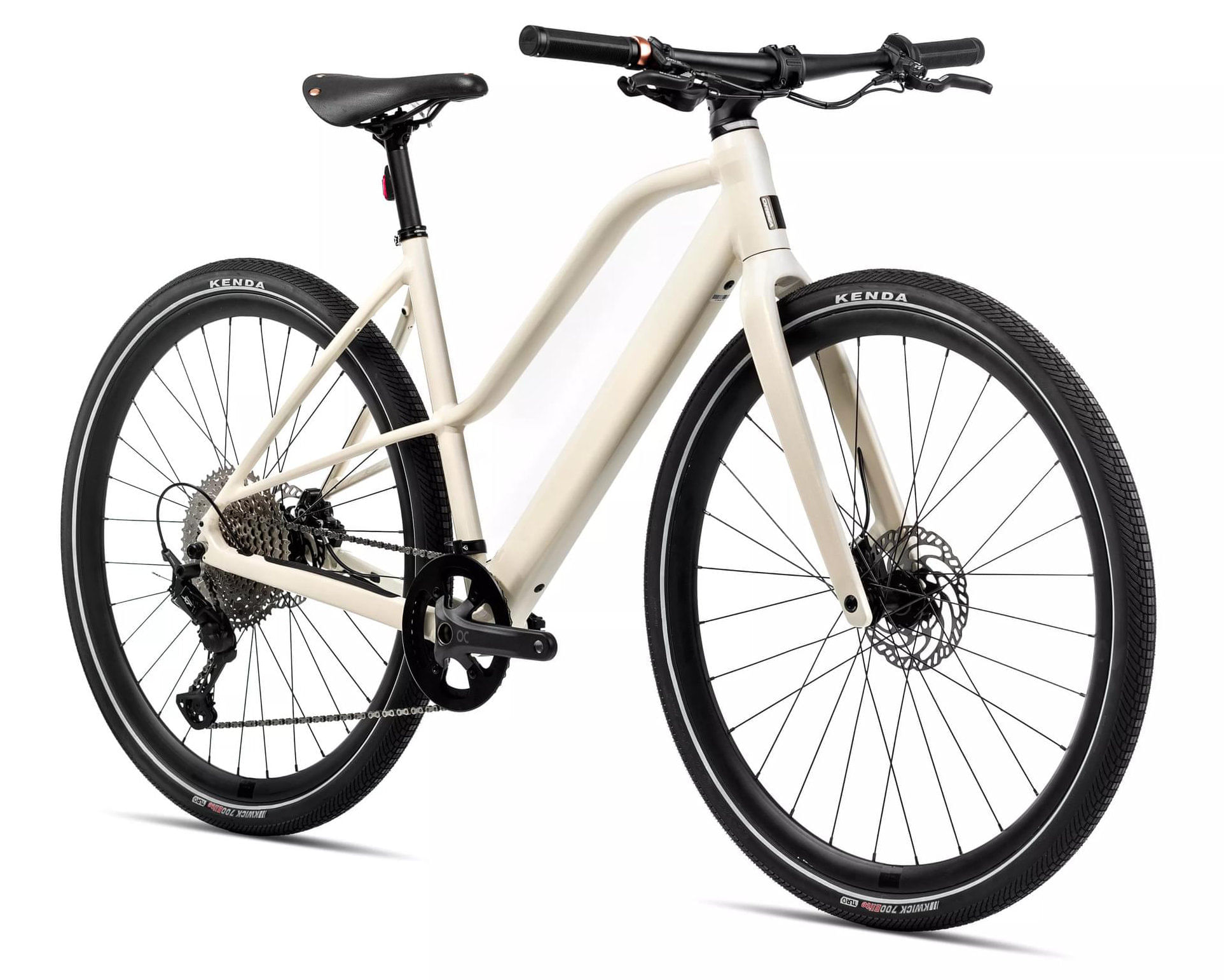 Orbea Vibe MID H10 2024 Ivory White Gloss - IBKSport your cycling shop