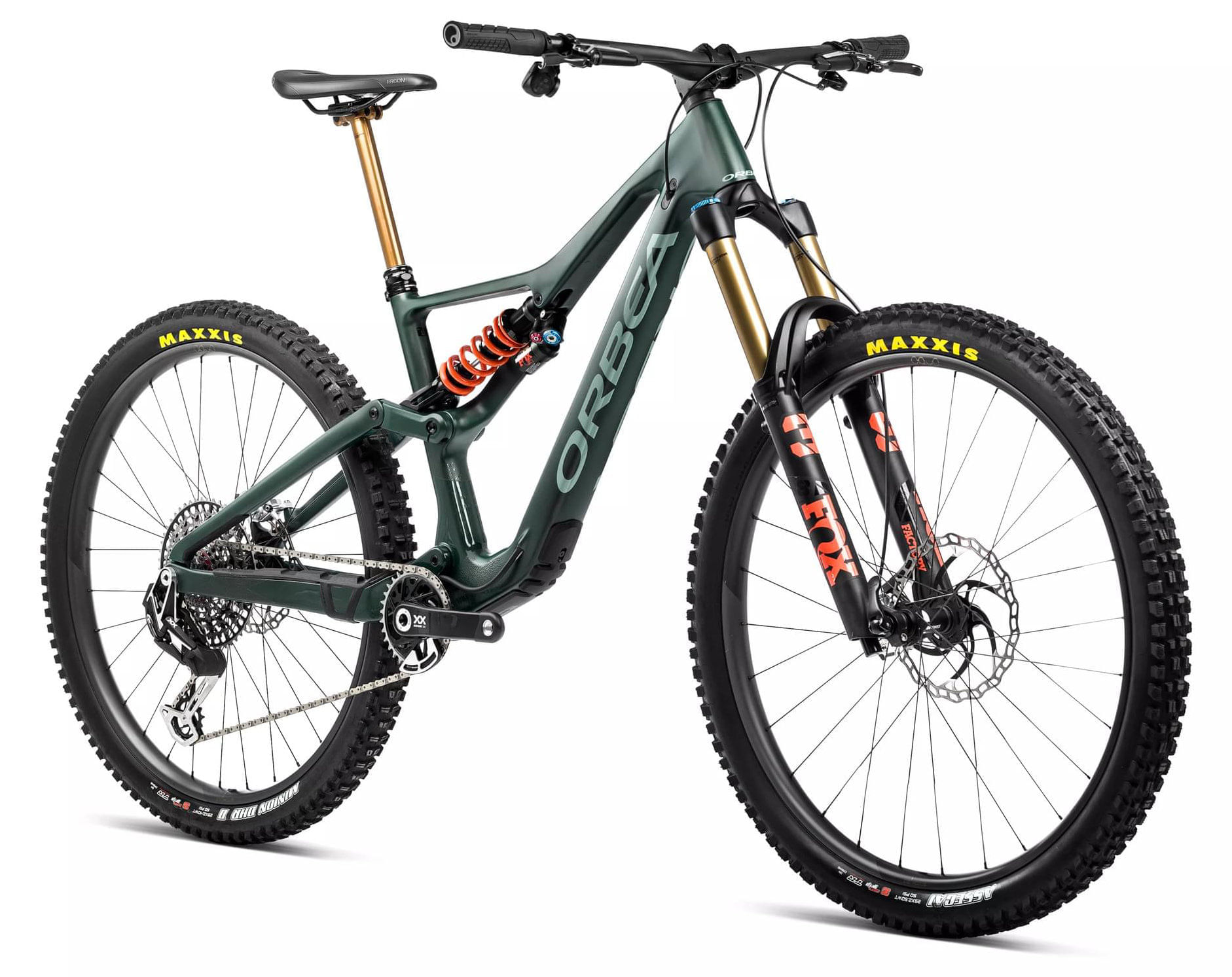 Orbea Rallon M-LTD 2024 Forest Green Carbon View Matt/Gloss/Blue Stone ...