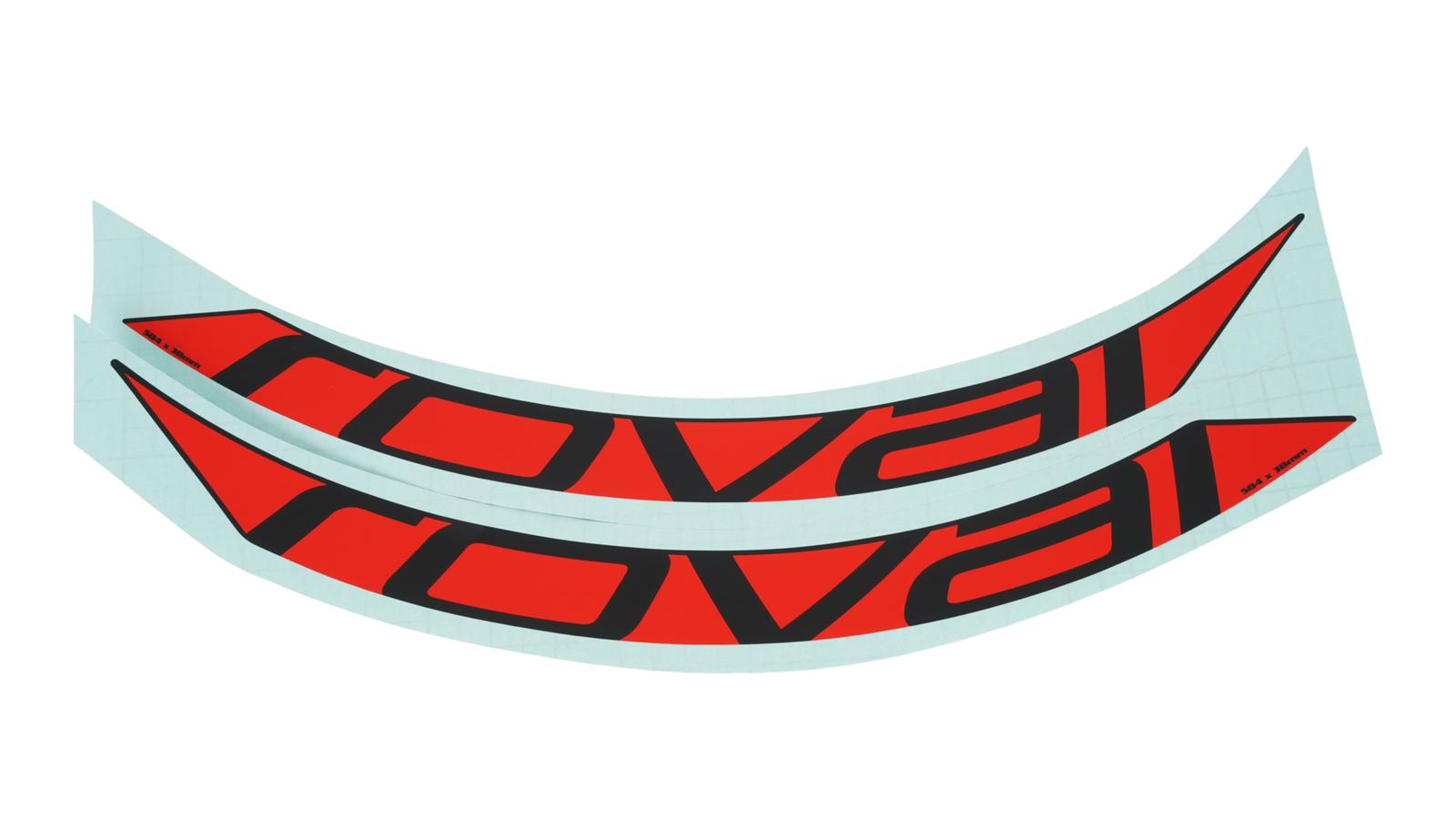 DCL MY18 Roval Traverse Carbon 38 650B Decal Set Color Rocket Red ...