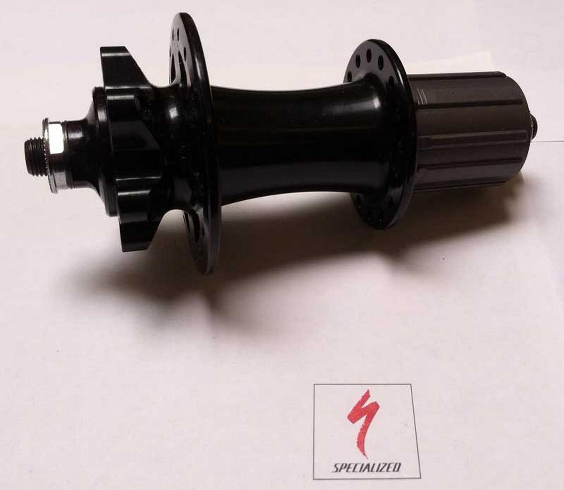 HUB MY13 Oe Rear Hub QR Steel Axle High/Low Flange Machined Rotor Mount ...