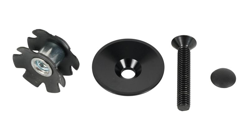 HDS SUB Top Cap For 1 1/8 Steer Alloy Black w/Steel Bolt&Star Nut ...