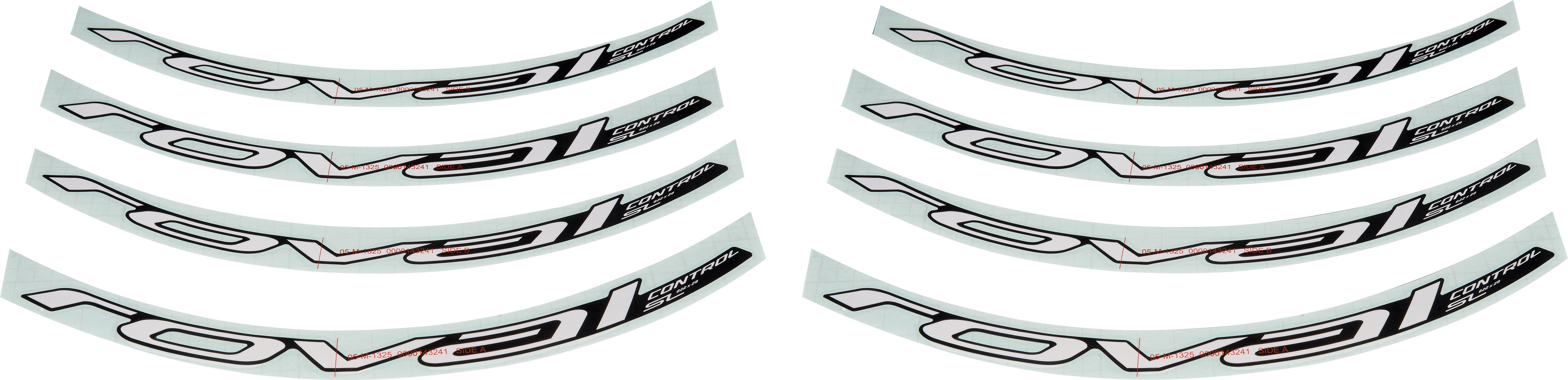 DCL MY21 Roval Control SL 29 8 Decals For One Wheelset White Gold/Ghost ...
