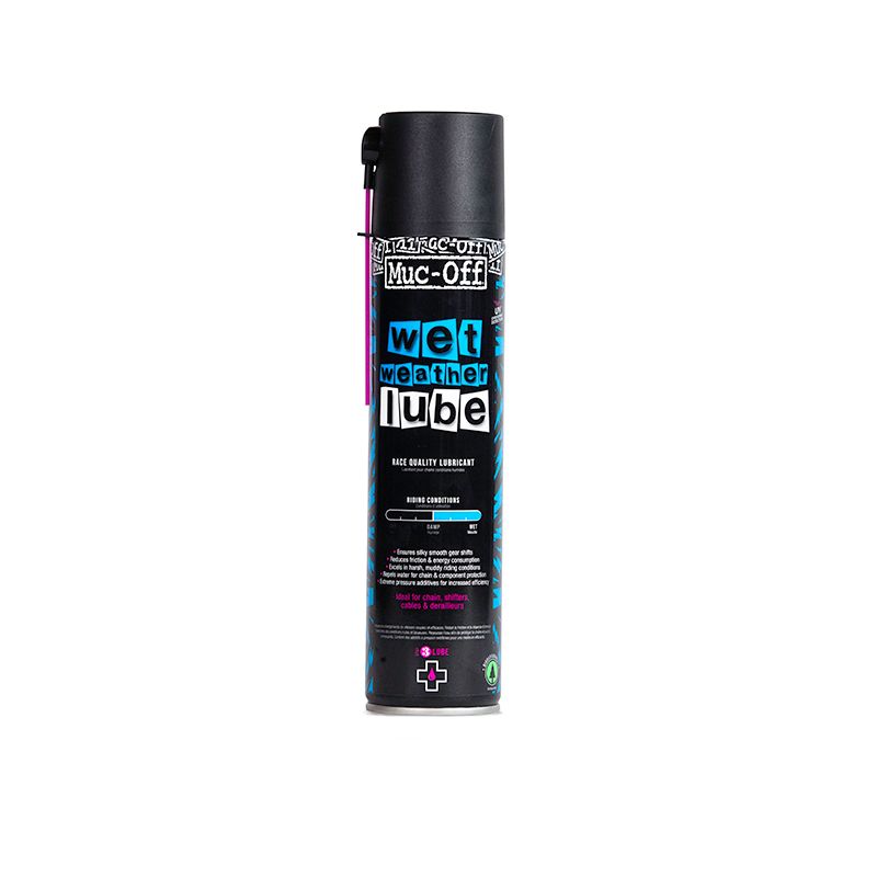 Muc-Off Spray Chain Lubricant Wet Weather 400ml - IBKSport your cycling ...
