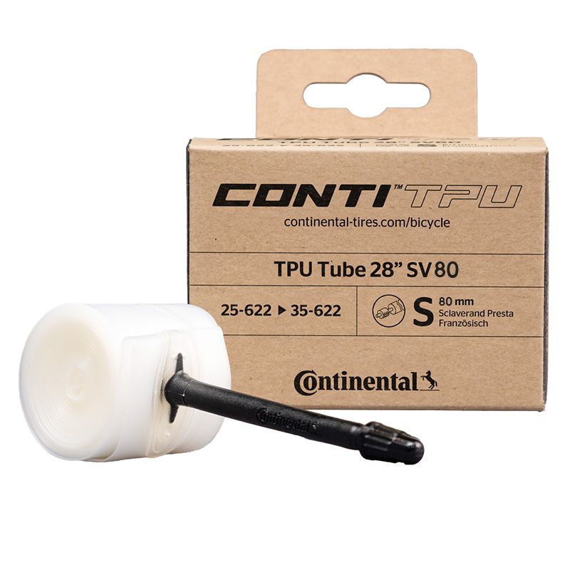 Continental TPU Tube 28" Presta Valve 80mm - IBKSport your cycling shop
