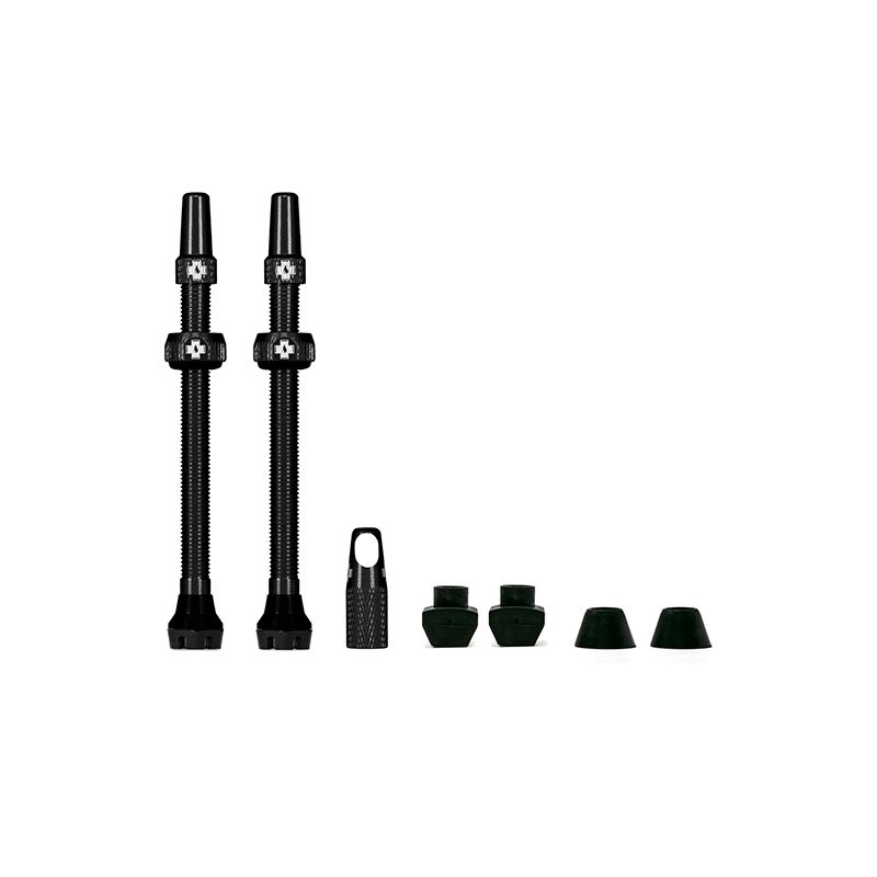Tubeless Valve Set Muc-Off V2 80mm Black - IBKSport your cycling shop