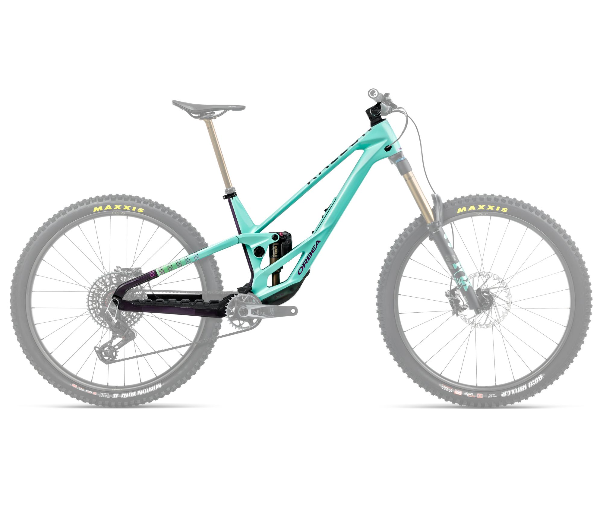 Orbea Frame Rallon 442 Enduro 2026 Aloha Green/Fantasy Purple Carbon ...