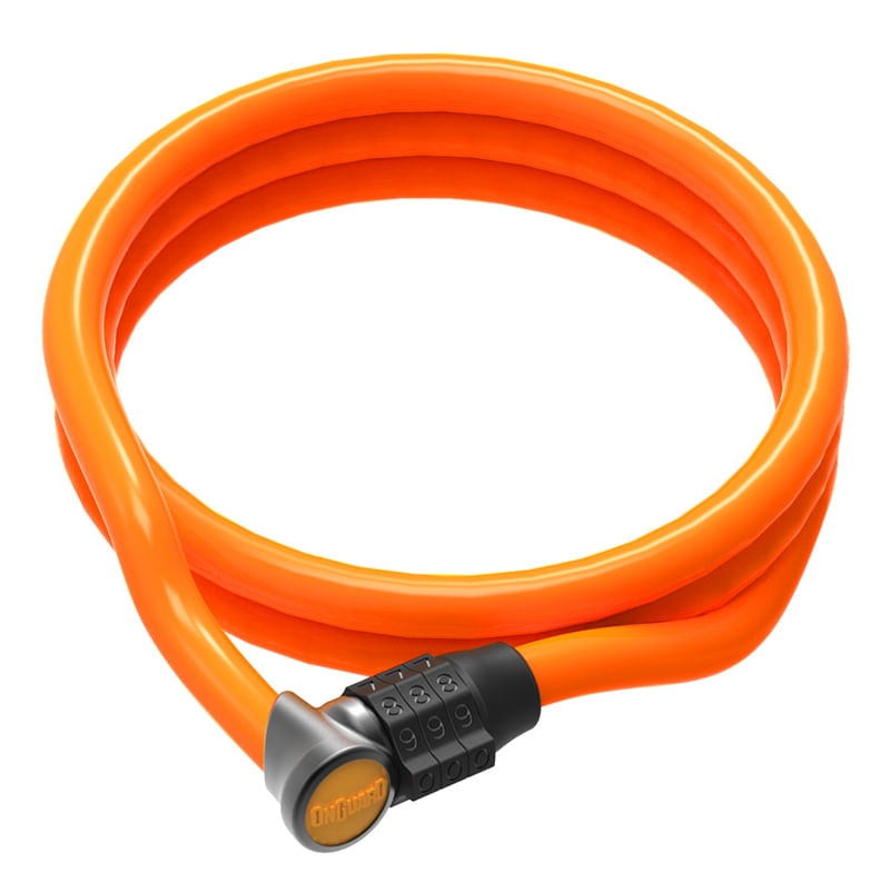 Spiral Lock Black On Light Combination Onguard 120cmx8mm Orange ...