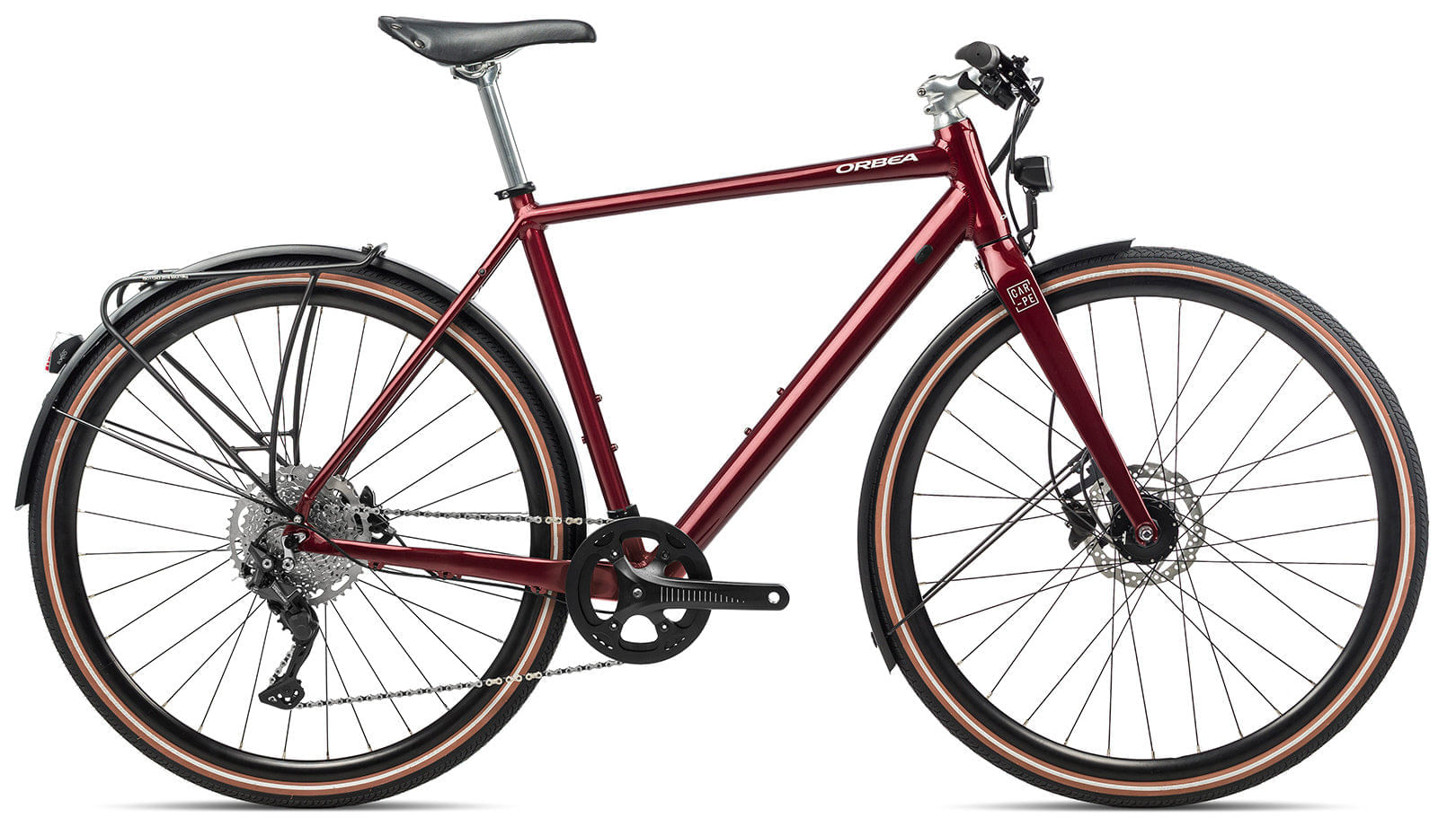 Orbea Carpe 10 2022 Metallic Dark Red Gloss - IBKSport your cycling shop