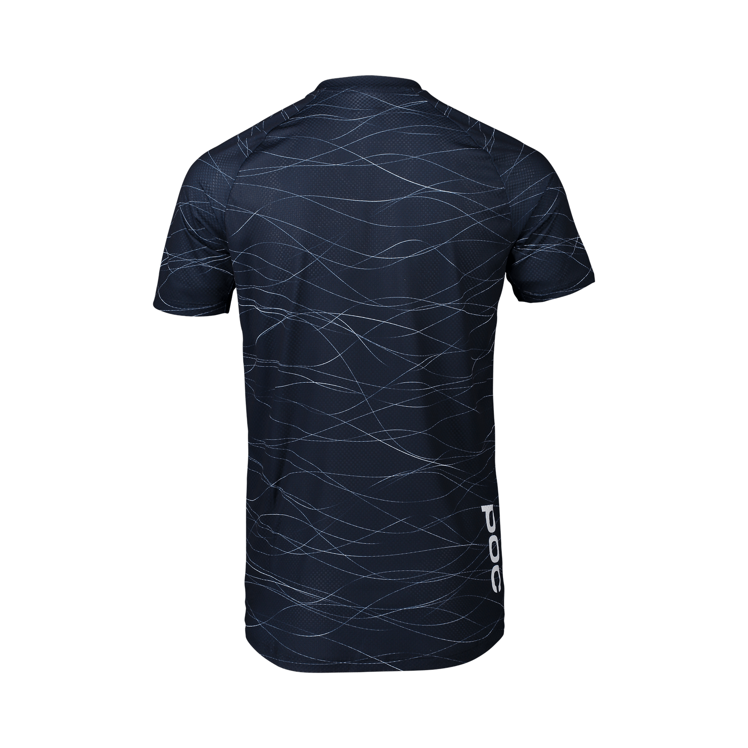 Pure T-Shirt Mtb Poc Lines Turmaline Navy - IBKSport your cycling shop