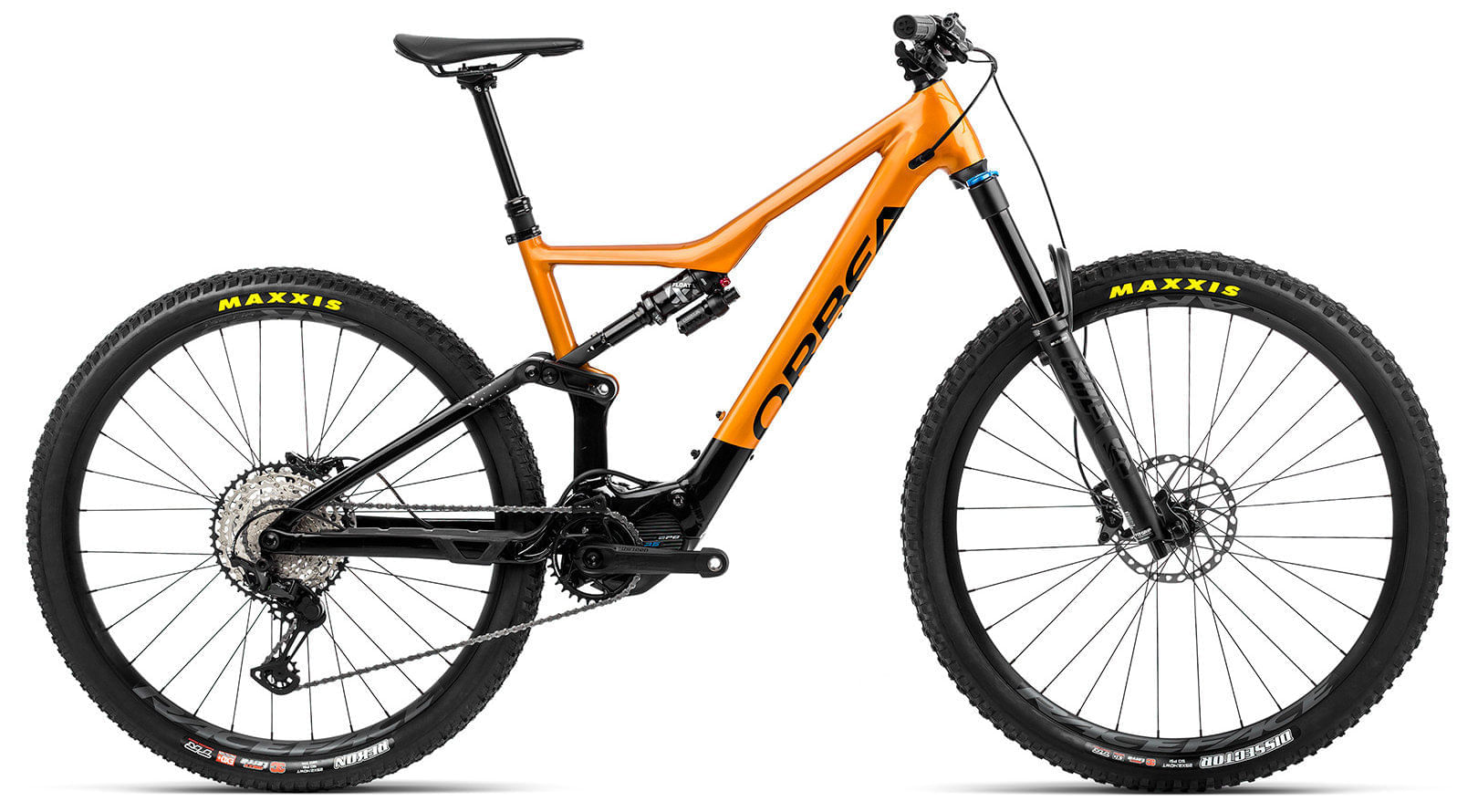 Orbea Rise H15 2022 Leo Orange/Schwarz Glanz - IBKSport your cycling shop