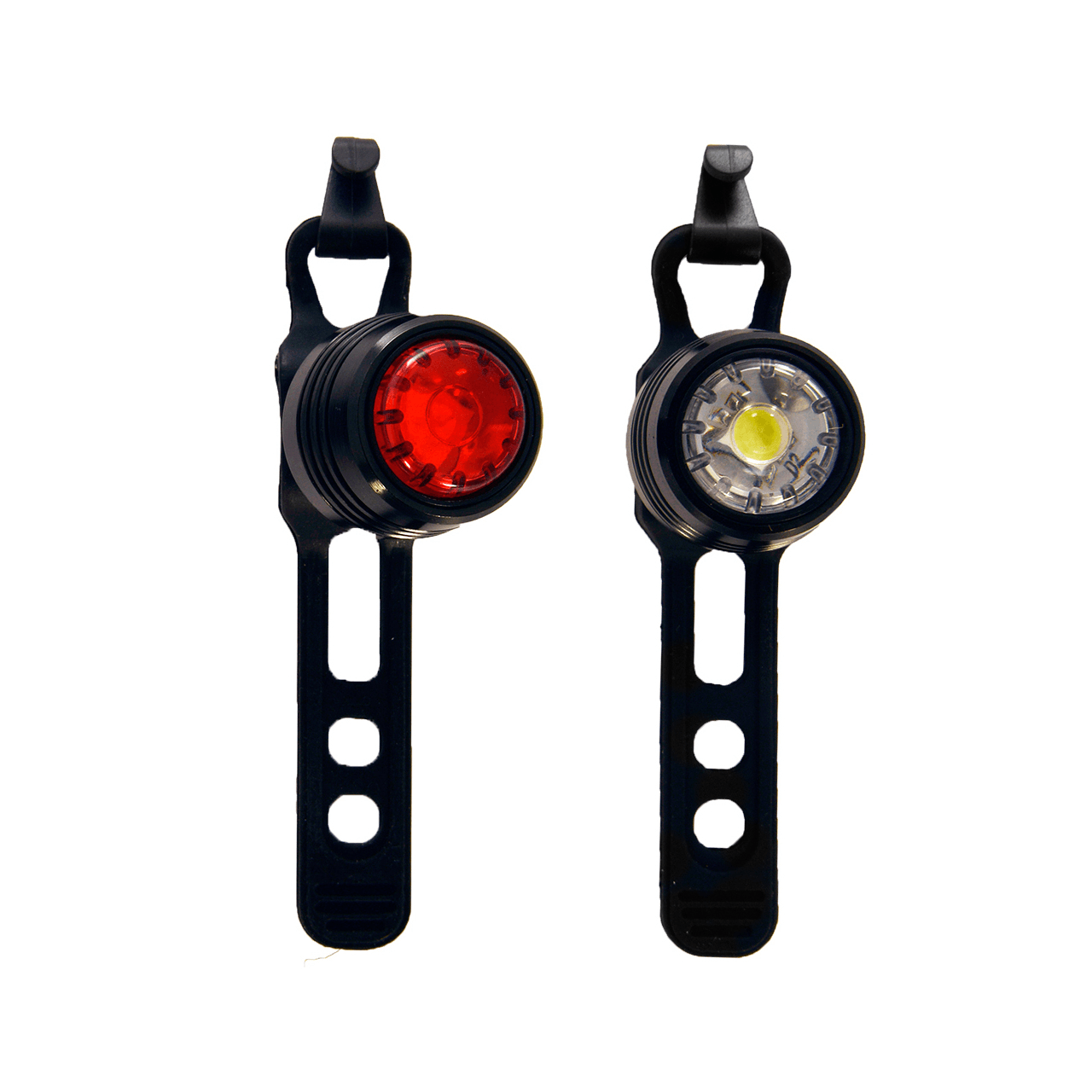 OXC Light Brightspot Lights Set Shimano Silver LED - IBKBike Cycling Shop