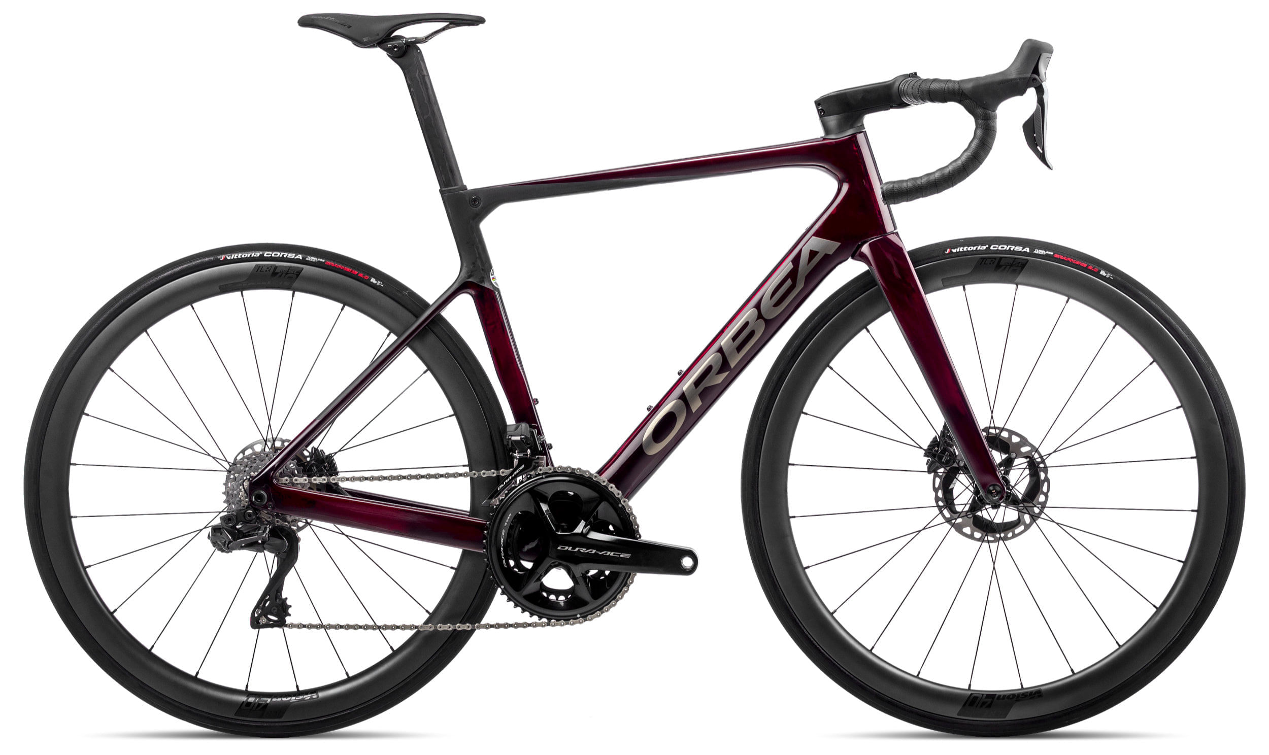 Orbea Orca M10iLTD PWR 2022 Red Wine Gloss/Raw Carbon Matte - IBKSport ...