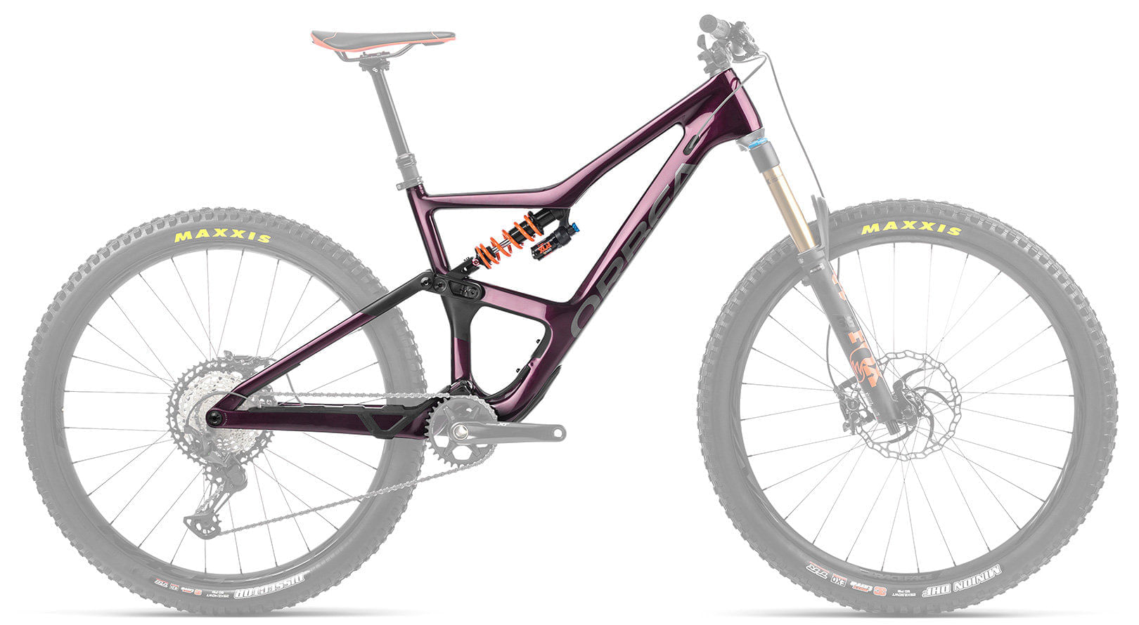 Orbea Occam OMR Frame w/DHX Shock 2022 Metallic Mulberry/Black Matte ...