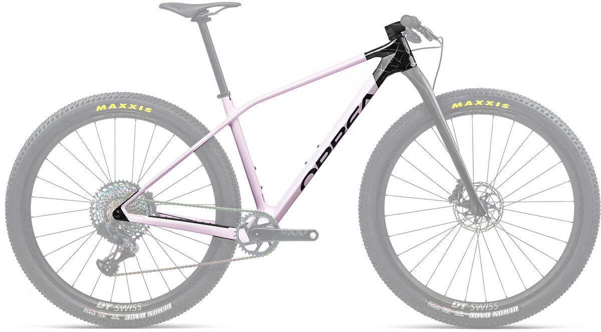Orbea Alma OMX Frame 2022 Pink/Marble Gloss - IBKSport your cycling shop
