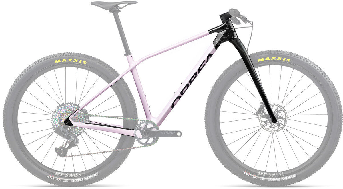 Orbea Alma OMX Frame w/Spirit Fork 2022 Pink/Marble Gloss - IBKSport ...