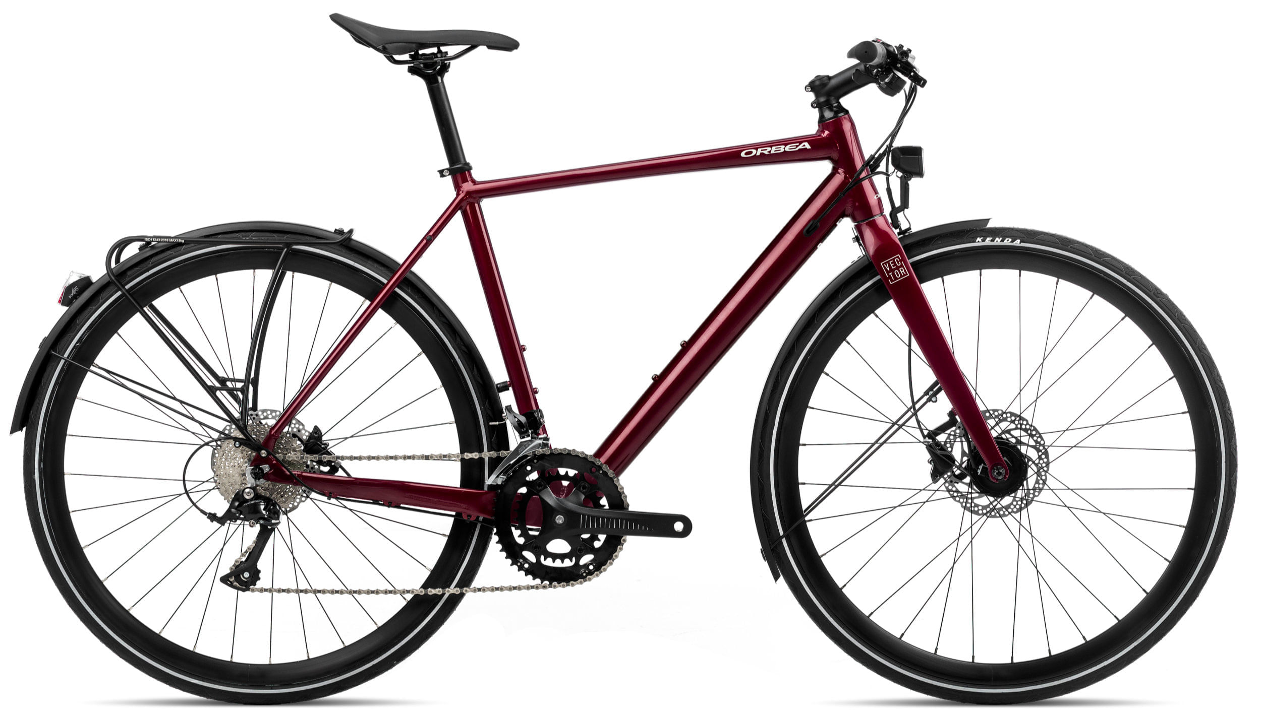Orbea Vector 15 2023 Metallic Dark Red Gloss - IBKSport your cycling shop