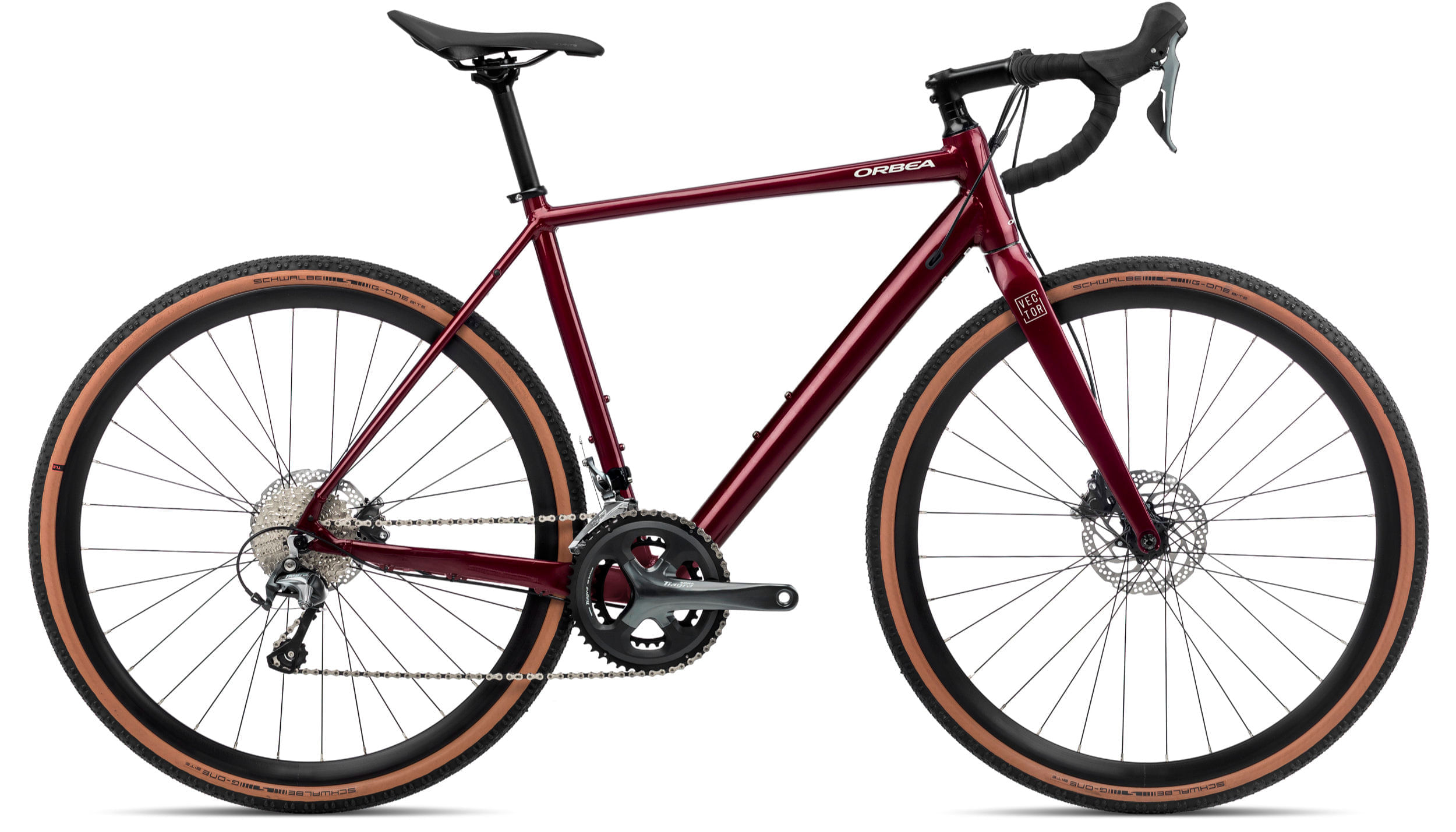 Orbea Vector Drop 2023 Metallic Dark Red Gloss - IBKSport your cycling shop