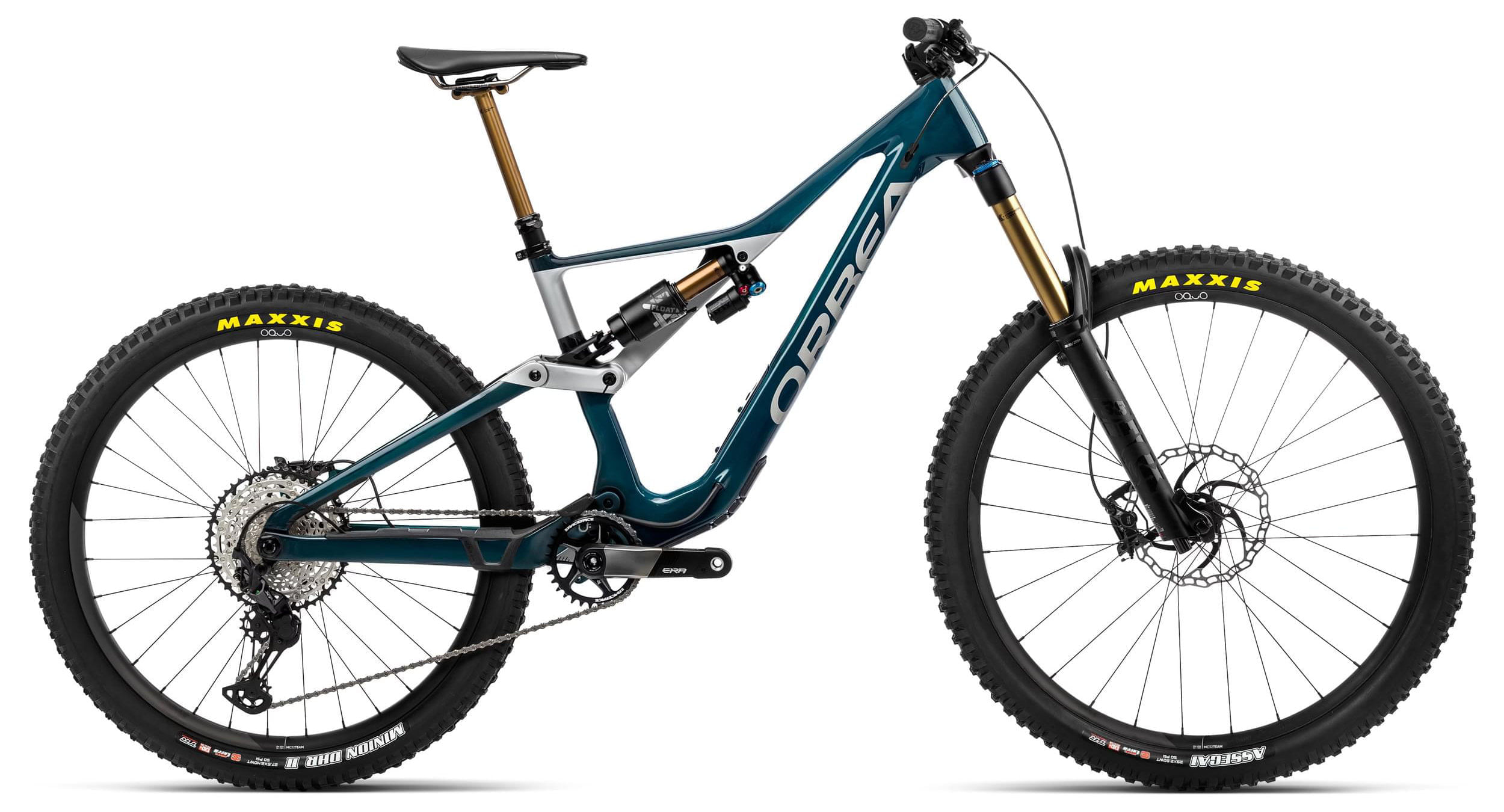 Orbea Rallon M-Team 2023 Jade Green Carbon View Gloss/Stone Silver Matt ...