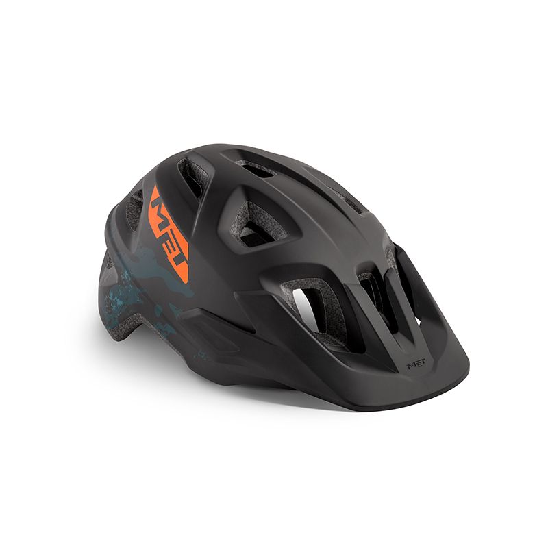 Eldar Helmet Met Junior Black/Matt Orange - IBKSport your cycling shop