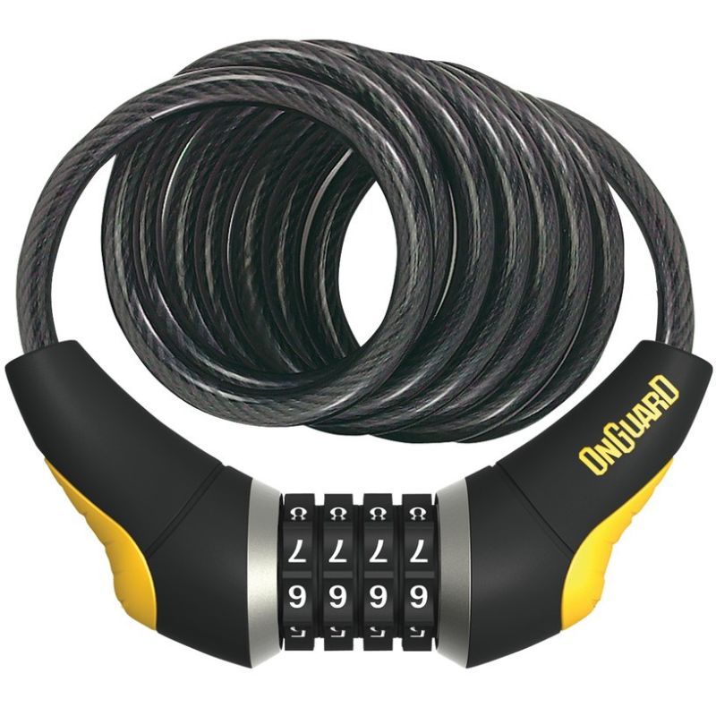 Doberman Combination Spiral Lock Onguard 185cmx10mm - IBKSport your ...