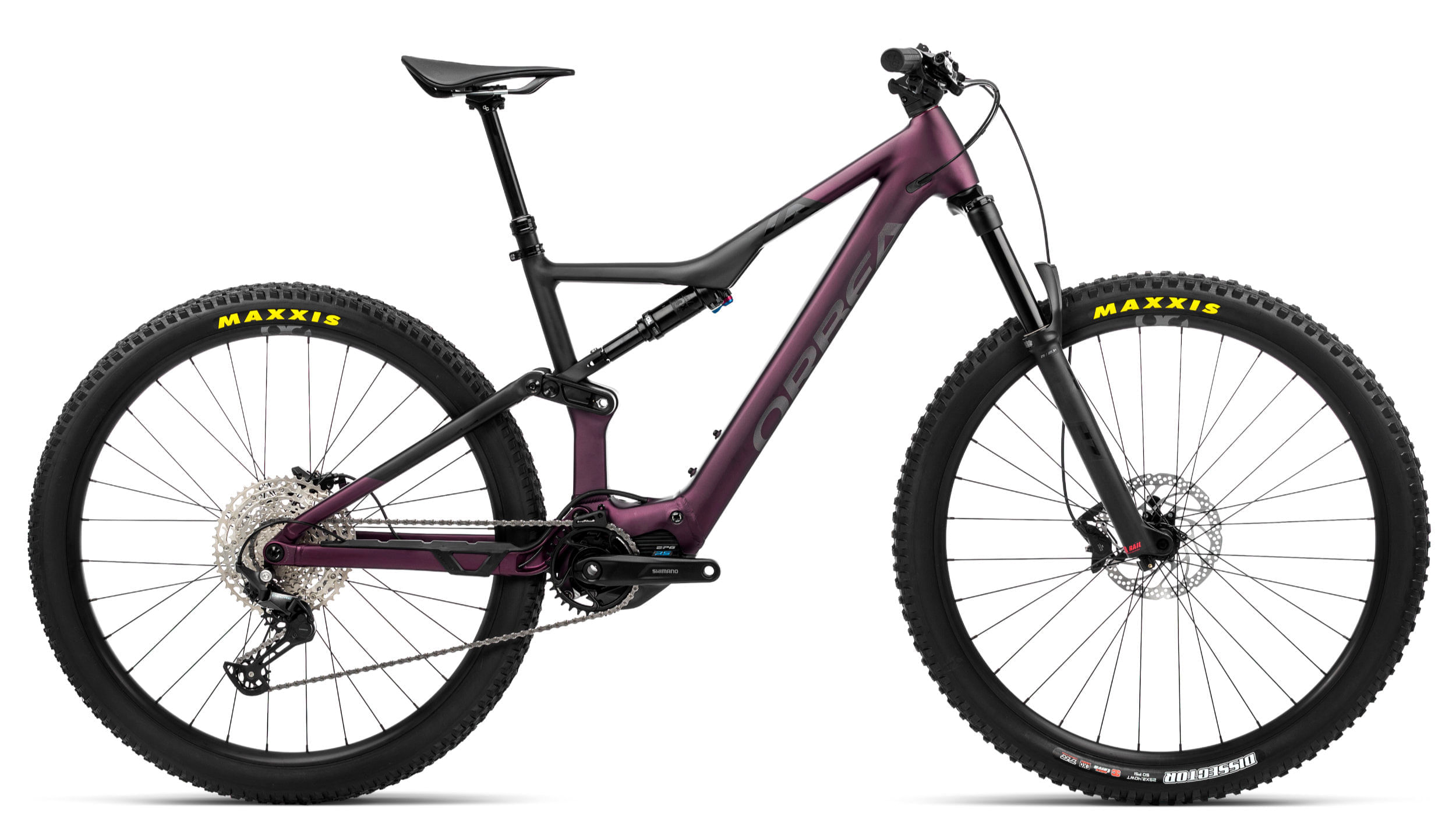 Orbea Rise H30 2023 Option Shimano EN600 Computer Metallic Mulberry ...
