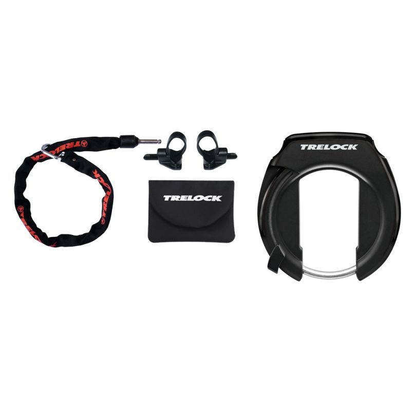 Frame Lock Trelock Combo Removable 100cmx6mm Black - IBKBike Cycling Shop