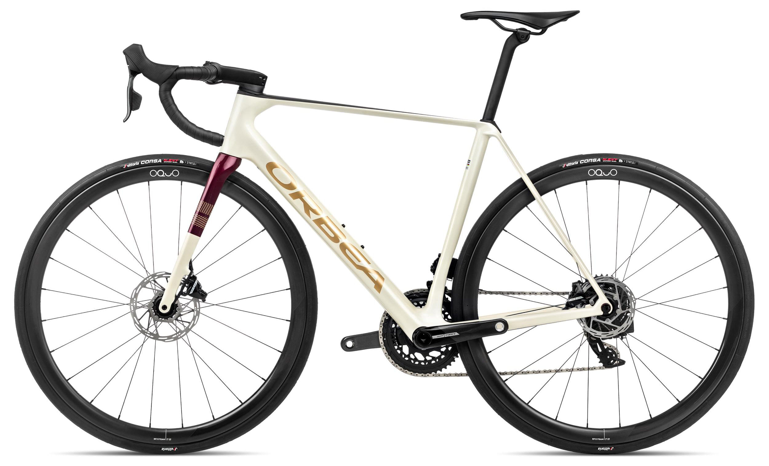 Orbea Orca M21eTEAM PWR 2024 Ivory White/Burgundy Gloss/Vulcano Matt ...